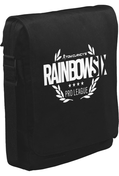 Lord T-Shirt Rainbow Six - Pro Unisex Siyah Postacı Çanta