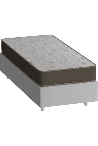 Mobpazar Basic Lux Bamboo Yaylı Yatak 90X190 cm