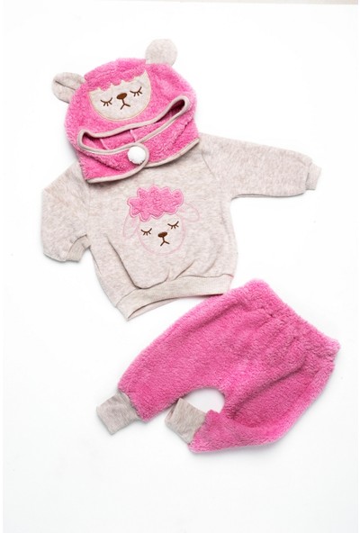 Necix's Kuzu Bereli Welsoftlu Ikili Takım-Gül Kurusu