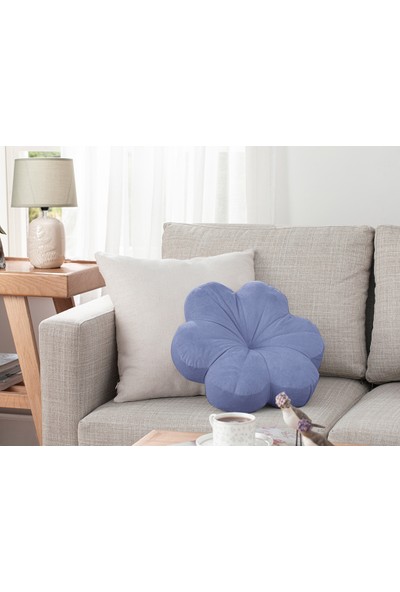 English Home Bloom Kadife Dekoratif Kirlent 40X40 cm Menekşe English Home Bloom Kadife Dekoratif Kirlent 40X40 cm Menekşe