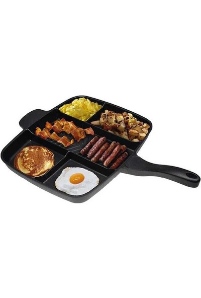 Nurgaz Granit Döküm 5 Gözlü Tava