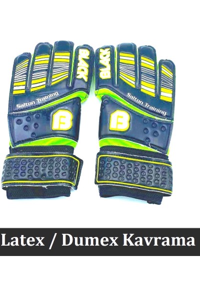 Povit Black Salton Training Lateks Kavrama Kaleci Eldiveni