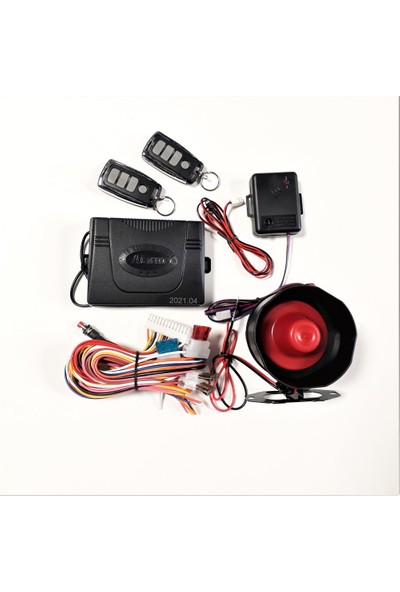 Carub B2ALARM Fallow Me Kumandalı 12V Krom-Siyah Carub B2ALARM Fallow Me Kumandalı 12V Krom-Siyah