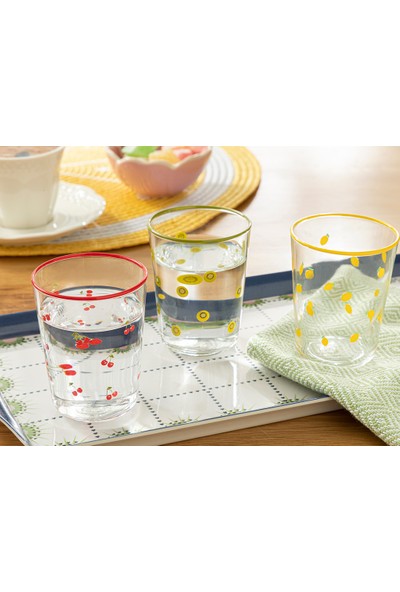 English Home Fruity Cam 6'lı Kahve Yanı Su Bardağı 100 ml Renkli English Home Fruity Cam 6'lı Kahve Yanı Su Bardağı 100 ml Renkli