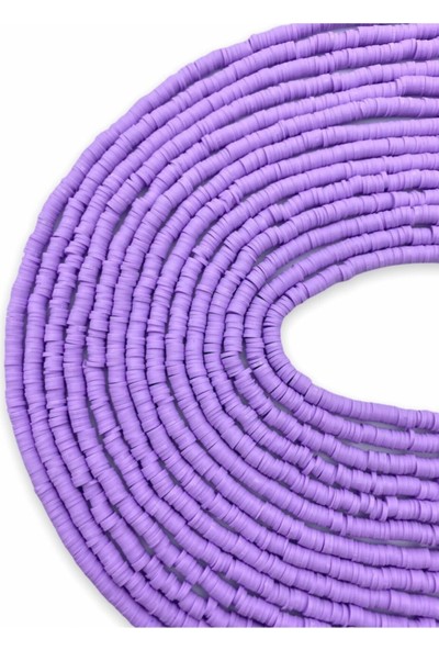 Hedef Bijuteri 4mm Lila / Mor Renk Polimer Kil Fimo Boncuk DIZISI,40CM Hamur Boncuk Fimo Dizi Hedef Bijuteri 4mm Lila / Mor Renk Polimer Kil Fimo Boncuk DIZISI,40CM Hamur Boncuk Fimo Dizi
