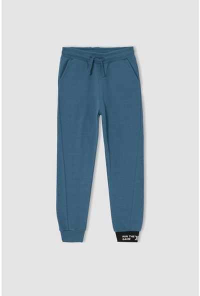 DeFacto Erkek Çocuk Slim Fit Baskılı Jogger Eşofman Alt V3635A621WN