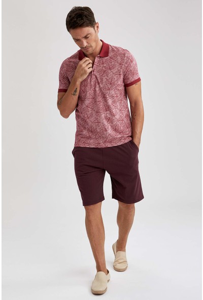 DeFacto Regular Fit Beli Bağcıklı Basic Şort W2512AZ21SM DeFacto Regular Fit Beli Bağcıklı Basic Şort W2512AZ21SM