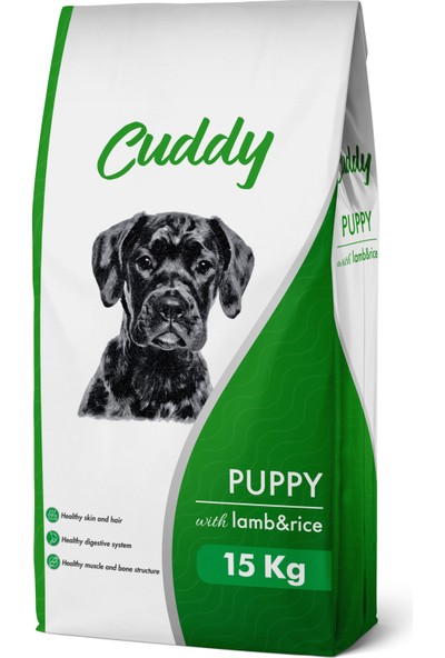 Cuddy Yavru Köpek Maması Kuzulu Pirinçli 15 kg
