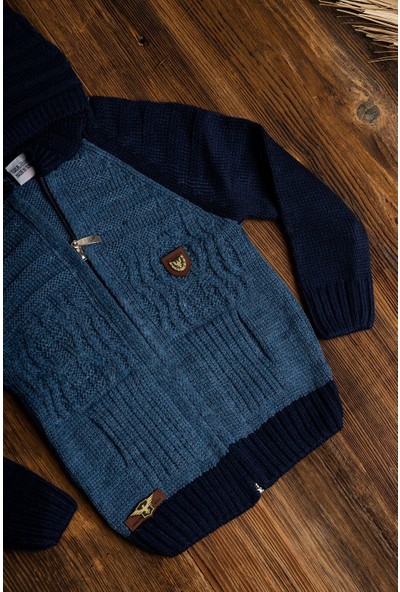 Gimer Avm Kapşonlu Erkek Çocuk Triko Hırka Gimer Avm Kapşonlu Erkek Çocuk Triko Hırka