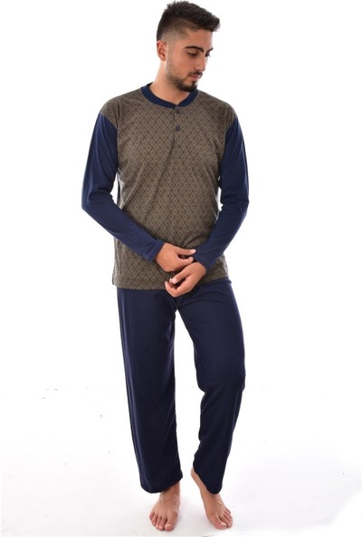 Pemilo Erkek 1045 Uzun Kol Süprem Pijama Takımı Kahverengi Pemilo Erkek 1045 Uzun Kol Süprem Pijama Takımı Kahverengi