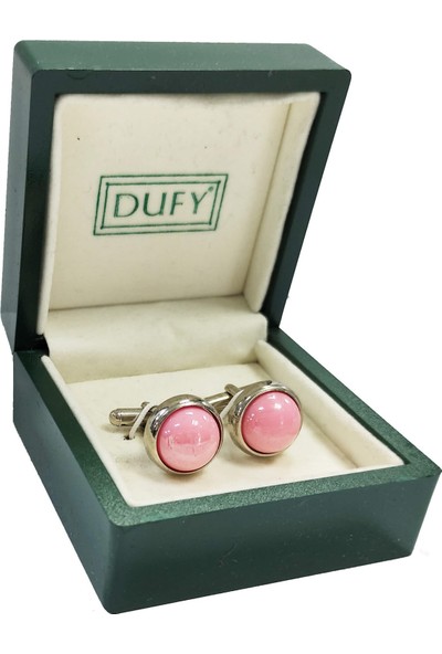 Dufy A.pembe Erkek Kol Düğmesi