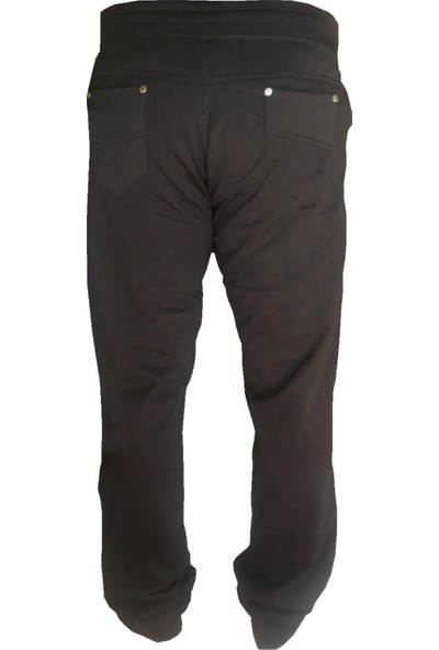 Wooppo -Büyük Beden - Kadın Eşofman Altı Siyah