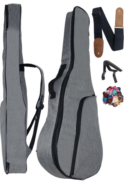 Midex CS-39PAK Klasik Gitar Çantası Soft Case Kılıf Su Geçirmez + Askı Capo Pena Midex CS-39PAK Klasik Gitar Çantası Soft Case Kılıf Su Geçirmez + Askı Capo Pena