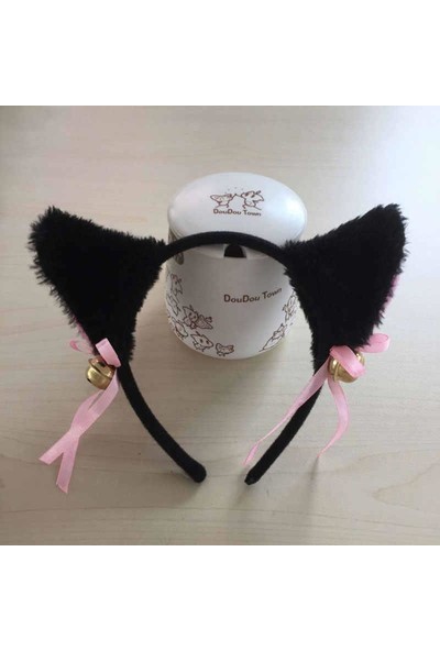 Hd Marketim Sailor Moon Siyah Taç Toka Kız Çocuk Peluş Kedi Kulaklar Anime