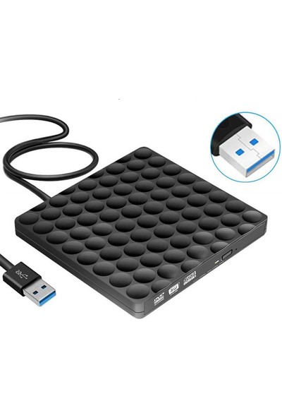 Kuwfi Usb 3.0 Harici Dvd Sürücü CD Dvd-Rw Sürücüsü Rom Rewriter Yazıcı 5gbps (Yurt Dışından) Kuwfi Usb 3.0 Harici Dvd Sürücü CD Dvd-Rw Sürücüsü Rom Rewriter Yazıcı 5gbps (Yurt Dışından)