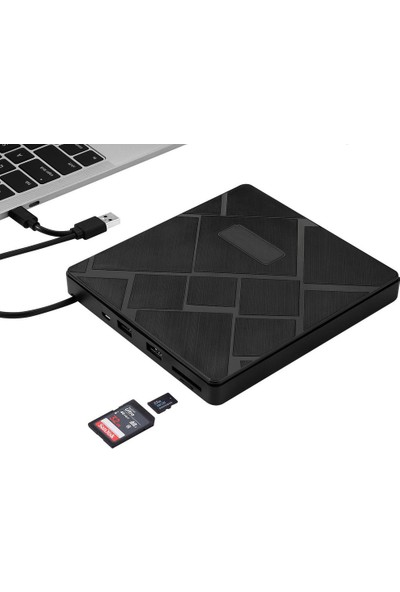 Kuwfi Usb 3.0 + Tip-C Dvd Rw CD Yazıcı Harici Optik Sürücü Cd/ dvd Oynatıcı Tf/ sd Kart Okuyucu Dizüstü Windows Pc İçin (Yurt Dışından) Kuwfi Usb 3.0 + Tip-C Dvd Rw CD Yazıcı Harici Optik Sürücü Cd/ dvd Oynatıcı Tf/ sd Kart Okuyucu Dizüstü Windows Pc İçin (Yurt Dışından)