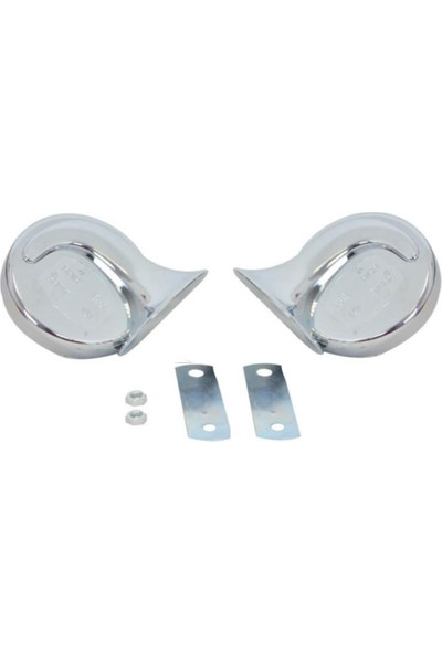 Monero Motosiklet Salyangoz Korna Takımı Nikel Monero Motosiklet Salyangoz Korna Takımı Nikel