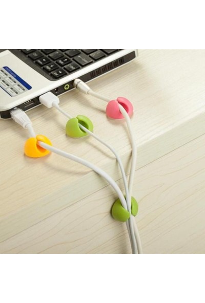 Cmt Kablo Sabitleme Tutucu 6'lı Masa Üstü Düzen Kablo Sabitleyici