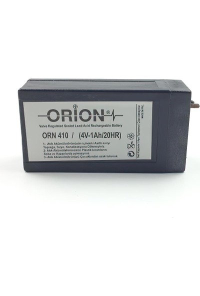 Orıon 4 V 1 Ah Bakımsız Kuru Akü