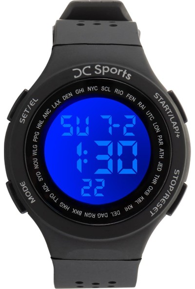 David Clark DC30101D-02 Unisex Dijital Kol Saati Siyah