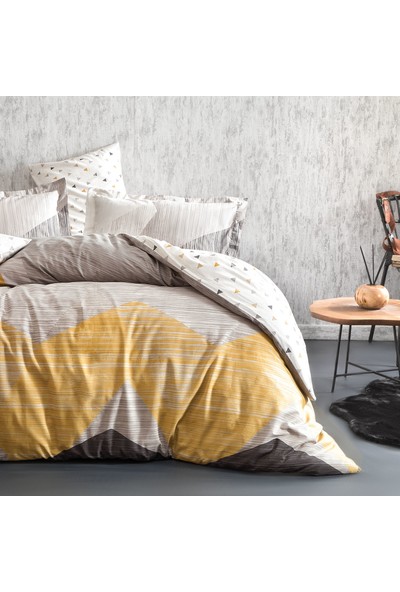 Yataş Bedding Aden Ranforce Nevresim Takımı - Gri (Tek Kişilik XL)