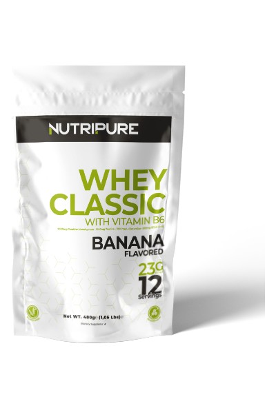 Nutripure Doypack Whey Classic 480 Gr - Muz Aromalı Nutripure Doypack Whey Classic 480 Gr - Muz Aromalı