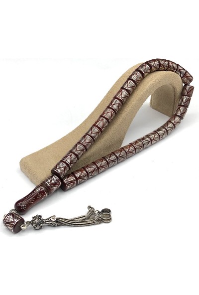 Huzur Tesbih Kuka Erzurum Gümüş Işleme