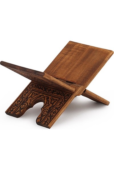Çağrı Selçuklu Yakma Desenli Ahşap Rahle (Mini) Çağrı Selçuklu Yakma Desenli Ahşap Rahle (Mini)