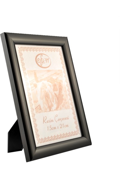 Efor Çerçeve 15CM x 21CM Iç Ölçü Resim Çerçevesi-Renk Siyah -Ön Yüzey 2mm Cam Efor Çerçeve 15CM x 21CM Iç Ölçü Resim Çerçevesi-Renk Siyah -Ön Yüzey 2mm Cam