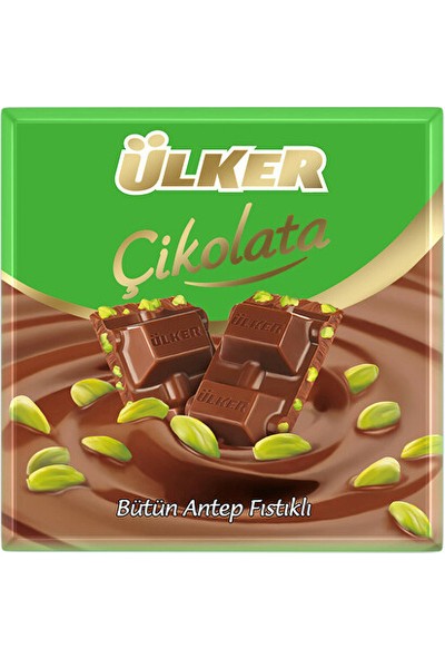 Ülker Çikolata Antep Fıstıklı Kare 65 g