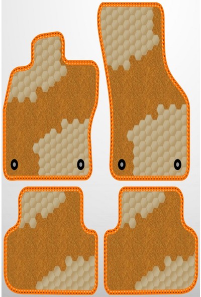 Tegin Fiat Murat 124 1971-1977 Uyumlu Turuncu Halı Bej Desen Turuncu Kenar Plus Paspas Tegin Fiat Murat 124 1971-1977 Uyumlu Turuncu Halı Bej Desen Turuncu Kenar Plus Paspas