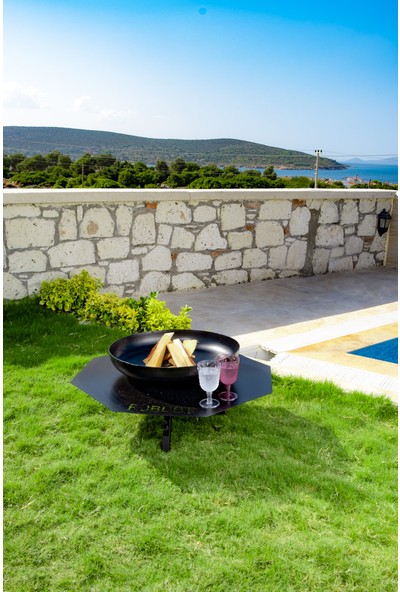 Robust Gerra Ateş Çukuru Bahçe Şöminesi Soba Mangal