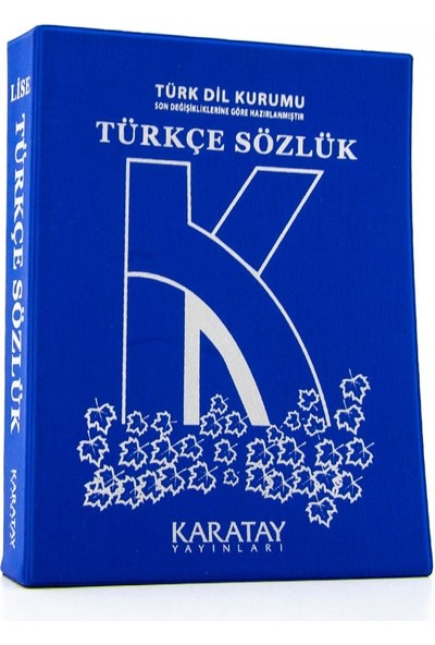 Easyso Türkçe Sözlük Lise Boy Tdk Mavi Plastik Kapak, 2 Renk 1. Hamur, 12X16CM Easyso Türkçe Sözlük Lise Boy Tdk Mavi Plastik Kapak, 2 Renk 1. Hamur, 12X16CM