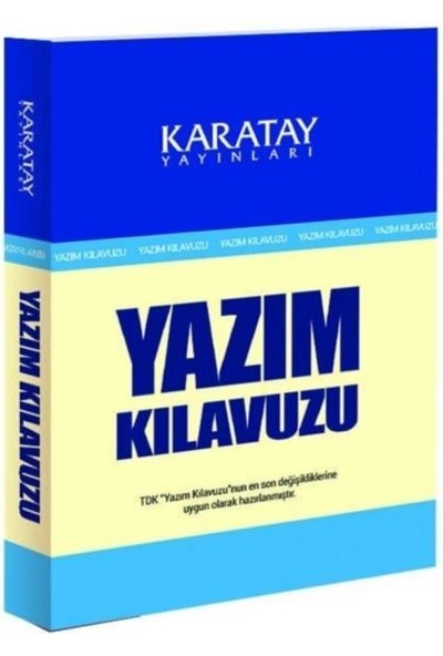 Easyso 4e Karatay Yazım Klavuzu Karton Kapak 1.hamur 153-08-2612 Easyso 4e Karatay Yazım Klavuzu Karton Kapak 1.hamur 153-08-2612