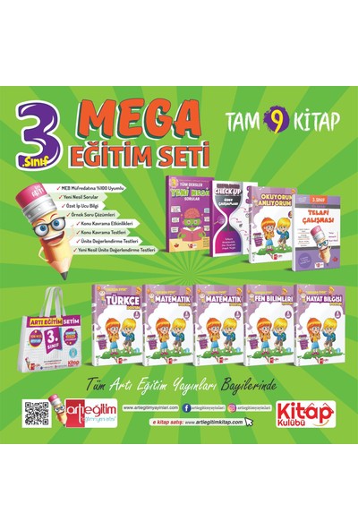Artı Eğitim Yayınları Artı Eğitim 3. Sınıf Mega Eğitim Seti Artı Eğitim Yayınları Artı Eğitim 3. Sınıf Mega Eğitim Seti