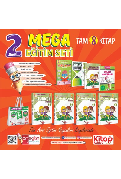 Artı Eğitim Yayınları Artı Eğitim 2. Sınıf Mega Eğitim Seti Artı Eğitim Yayınları Artı Eğitim 2. Sınıf Mega Eğitim Seti