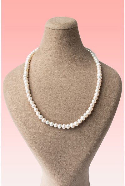 Pearls In Ocean Beyaz Renk Gerçek Inci Kolye Classic Serisi 334 Pearls In Ocean Beyaz Renk Gerçek Inci Kolye Classic Serisi 334