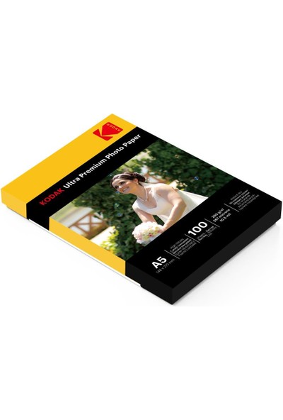 Kodak Inkjet Fotoğraf Kağıdı A5 Parlak 260 gr 15 x 21 cm Kodak Inkjet Fotoğraf Kağıdı A5 Parlak 260 gr 15 x 21 cm