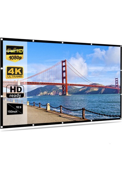 Sportauto Katlanabilir 150 Inç Yumuşak Projeksiyon Perdesi (Yurt Dışından) Sportauto Katlanabilir 150 Inç Yumuşak Projeksiyon Perdesi (Yurt Dışından)
