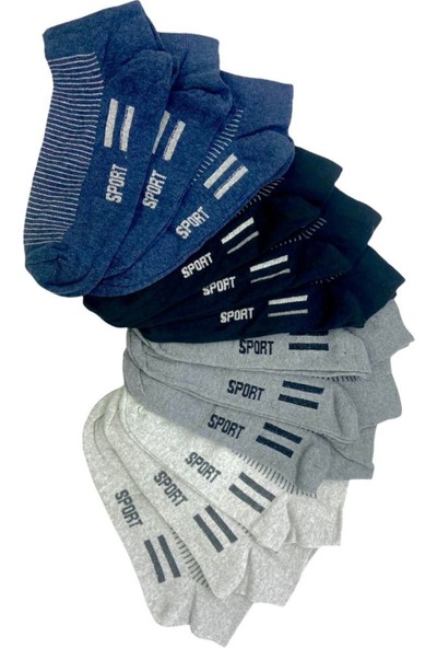 Black Arden Socks 12'li Pamuklu Ekonomik Erkek Patik Kısa Çorap 40-44 EPTK-0001 Black Arden Socks 12'li Pamuklu Ekonomik Erkek Patik Kısa Çorap 40-44 EPTK-0001
