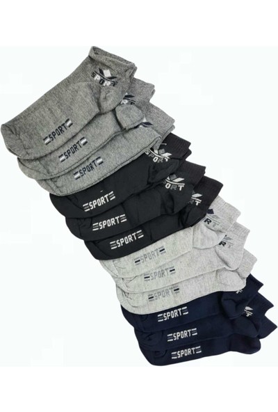 Black Arden Socks 12'li Pamuklu Ekonomik Erkek Patik Kısa Çorap 40-44 EPTK-0002 Black Arden Socks 12'li Pamuklu Ekonomik Erkek Patik Kısa Çorap 40-44 EPTK-0002