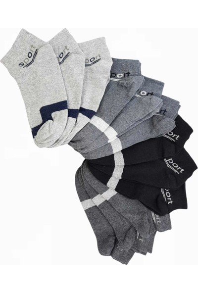 Black Arden Socks 12'li Pamuklu Ekonomik Erkek Patik Kısa Çorap 40-44 ESKT-0008 Black Arden Socks 12'li Pamuklu Ekonomik Erkek Patik Kısa Çorap 40-44 ESKT-0008
