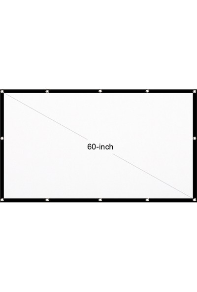 Sportauto 60 Inç Taşınabilir Hd Projeksiyon Perdesi 16:9 (Yurt Dışından) Sportauto 60 Inç Taşınabilir Hd Projeksiyon Perdesi 16:9 (Yurt Dışından)