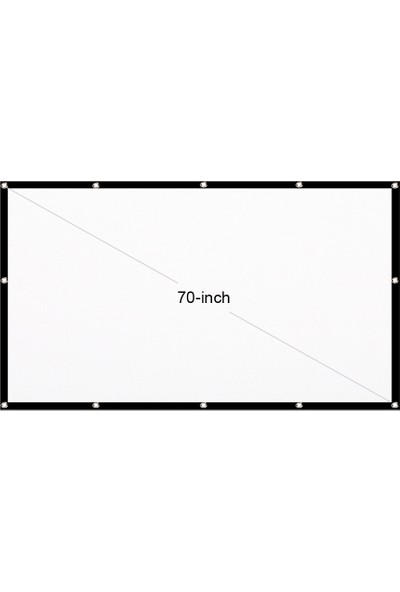 Sportauto 70 Inç Taşınabilir Hd Projeksiyon Perdesi 16:9 (Yurt Dışından) Sportauto 70 Inç Taşınabilir Hd Projeksiyon Perdesi 16:9 (Yurt Dışından)