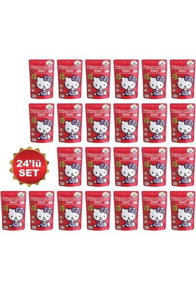 Hello Kıtty Tavuklu Yavru Kedi Maması 85 gr x 24 Hello Kıtty Tavuklu Yavru Kedi Maması 85 gr x 24