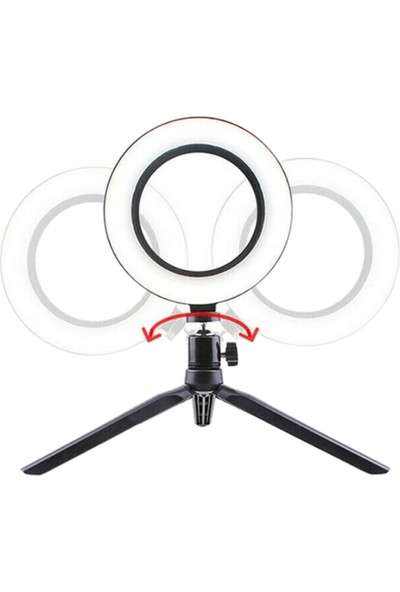 Acenter 10INÇ 26CM Youtube Instagram Tiktok Selfie Stüdyo Video Fotoğraf Ring Light Tripod LED Halka Işık Acenter 10INÇ 26CM Youtube Instagram Tiktok Selfie Stüdyo Video Fotoğraf Ring Light Tripod LED Halka Işık
