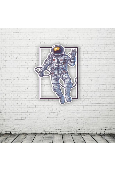 Kaya Söve Astronot Lazer Kesim Mdf Tablo 40 x 50 cm (Astro 001DS) Kaya Söve Astronot Lazer Kesim Mdf Tablo 40 x 50 cm (Astro 001DS)
