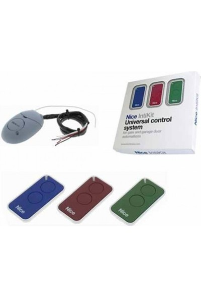 Nice Intı Kit Harici Alıcı ve 3 Kumanda Seti Nice Intı Kit Harici Alıcı ve 3 Kumanda Seti