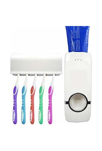 Kastore Otomatik Diş Macunu Sıkacağı Diş Fırçası Tutuculu Kastore Otomatik Diş Macunu Sıkacağı Diş Fırçası Tutuculu