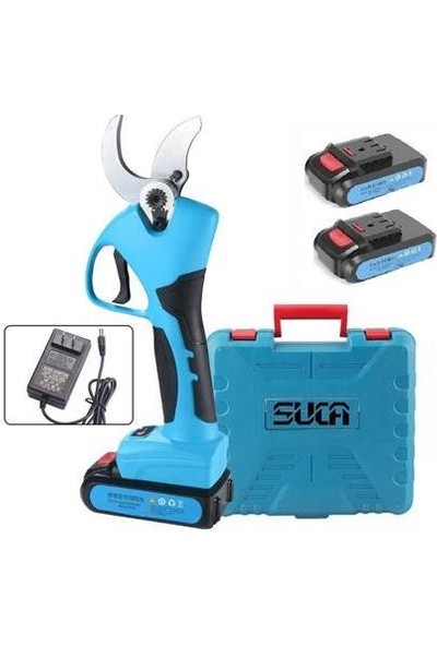 Suca Sc 8605 Akülü Şarjlı Budama Makası 40 mm 2 Akülü